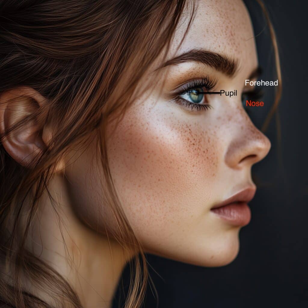 Radix Surgery in Houston | Correcting Nose Radix (Distance Between Nose ...